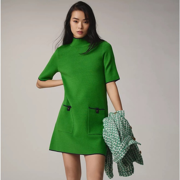 Maeve | Dresses | Nwt The Annalise Mockneck Mini Sweater Dress By Maeve ...